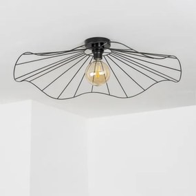 Brilagi - LED Přisazený lustr CERIA WIRE 1xE27/40W/230V pr. 80 cm černá