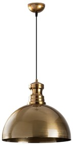 Závěsné svítidlo ve zlaté barvě s kovovým stínidlem ø 40 cm Berceste – Opviq lights