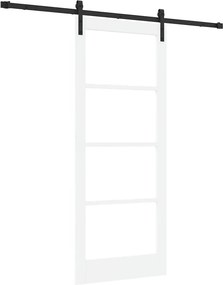 Posuvné dveře ORKDAL Bílá a černá 83 x 202 cm 3331858