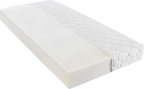 vidaXL Postel s matrací umělá kůže 120 x 200 cm [277580] Barva: Bílá