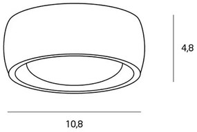MAXLIGHT C0135 - LED Koupelnové stropní svítidlo KODAK LED/8W/230V IP44 bílá