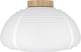 Eglo 44063 - Stropní svítidlo SUMMERHILL 1xE27/40W/230V pr. 40 cm bílá/béžová