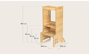 Lionelo - Učící věž CASS Natural