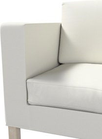 Potah na pohovku IKEA  Karlanda 2-místná, krátký barva šedá látka pletený vzor