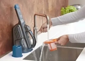 BlackDecker BHHV320J šedo-modrá / Aku Ruční vysavač / 12V / 0.7 L / Do