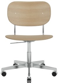 AUDO (MENU) Kancelářská židle Co Task Chair, Chrome / Natural Oak