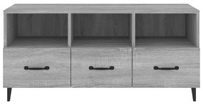 TV skříňka šedá sonoma 102 x 35 x 50 cm kompozitní dřevo - Default Title