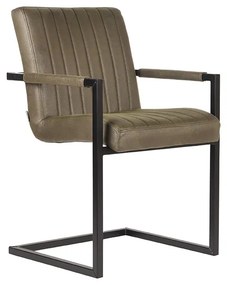 LABEL51 jídelní židle MILO armádně zelená Color: Army green UK-30.205