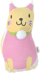 Dětský polštářek s příměsí bavlny Apolena Pillow Toy Kitten, 17 x 34 cm