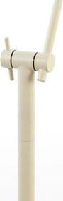 Světle šedá stmívatelná stojací lampa (výška 150 cm) Rijeka – Light &amp; Living