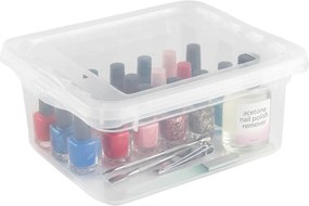 Keeeper Úložný box s víkem (má 2 funkce) BEA Clearbox 1,7L, 19,5 x 16,5 x 8,5 cm