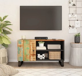 vidaXL TV skříňka 80x33x46 cm masivní recyklované a kompozitní dřevo [351965] Barva: Vícebarevný