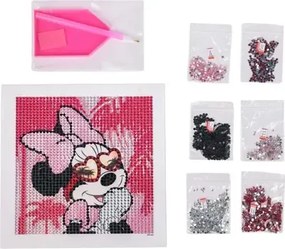 SLAMMER Diamantové malování Minnie Mouse / 19x19 cm