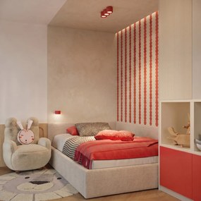 Sollux Lighting Stropní svítidlo MODO 3 červené GX53