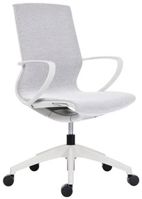 Kancelářská židle Antares VISION — Bílý plast / bílá síť