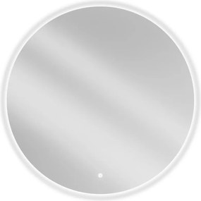Mexen Erg, kulaté LED podsvícené koupelnové zrcadlo 90 cm, 6000K, topná podložka proti zamlžování, 9823-090-090-611-00