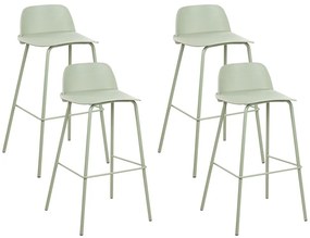 Set 4ks barových židlí Morza (zelená). 1081533