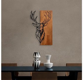 Asir Nástěnná dekorace 36x58 cm jelen dřevo/kov 891TNL2350