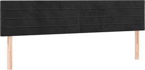 Box spring postel s matrací černá 120 x 190 cm samet 3270477