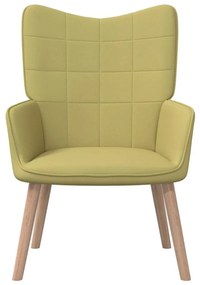 Petromila Relaxační židle zelená textil