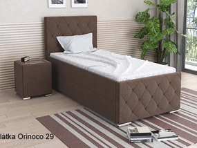 Čalouněná postel Adel 110x220 vysoká 60 cm