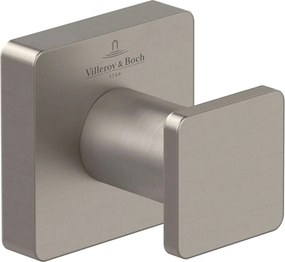 Villeroy & Boch Elements Striking - Háček, matný kartáčovaný nikl TVA15201100064