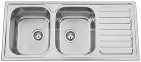 Sinks Rodi OKIOPLUS 1160 DUO V 0,6mm leštěný