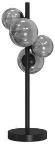 ONLI - Stolní lampa PALOMA 4xG9/10W/230V 48 cm černá/kouřová