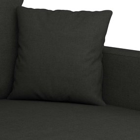 3dílná sedací souprava s poduškami černá textil 3201660