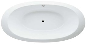 Laufen Il Bagno Alessi One - Vestavná vana 203x102 cm, s masážním systémem, LED osvětlením a senzorem, dezinfekcí, bílá H2439700006951