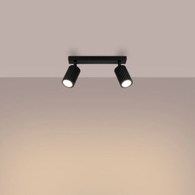 Sollux Lighting Stropní svítidlo KARBON 2 černé
