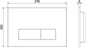 Mexen Fenix ​​13, splachovací tlačítko pro Mexen Fenix, šampaňská zlatá, 601304