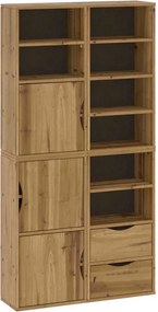 Boční skříňky 4 ks "ODDA" 40x24x79 cm Borovicový masiv 3365352