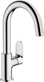 Hansgrohe Vernis Blend, vysoká umyvadlová baterie 200 s otočným ramenem a odtokovou soupravou s táhlem, EcoSmart, chromová, 71554000