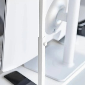 Bílý kovový stojan na monitor Tower – YAMAZAKI