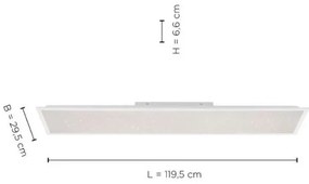 Leuchten Direkt 14762-16 - LED Stmívatelné svítidlo STARRYFLAT LED/36W/230V + DO