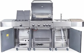 Plynový gril G21 Arizona, BBQ kuchyně Premium Line 6 hořáků + zdarma redukční ventil
