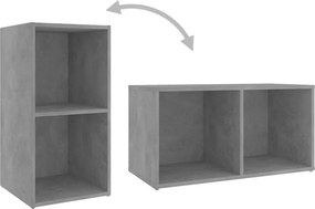 TV skříňky 2 ks betonově šedé 72x35x36,5 cm kompozitní dřevo 3079947