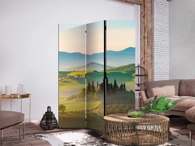 Pokojová zástěna Tuscany - Idyllic Landscape at Sunrise [Room Dividers]