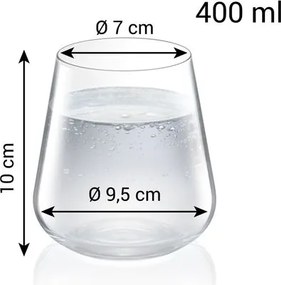 TESCOMA Sklenice GIORGIO 400 ml, 6 ks