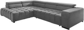 XXXLutz ROHOVÁ SEDAČKA, textil, šedá MID.YOU - Sedací soupravy - 000694006510