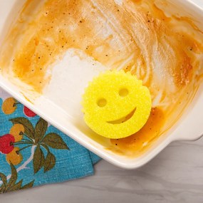 SRUB DADDY Houbička na nádobí a čistění, chytrá houba SCRUB DADDY, LIMITOVANÁ EDICE - Sněhová vločka