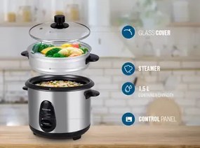 Orava MH-05 stříbrná / Multifunkční hrnec / 500W / 1.5l