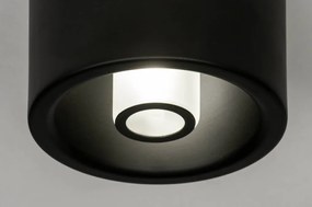 Stropní LED svítidlo do koupelny Infinity Black