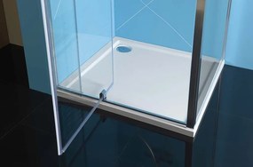 Polysan Polysan, EASY sprchový kout tři stěny 900-1000x900mm, pivot dveře L/P varianta, čiré sklo, EL1715EL3315EL3315
