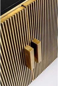 Černá/v přírodní barvě komoda 160x80x40 cm Virat – Bizzotto
