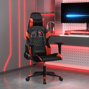 vidaXL Herní židle umělá kůže [3143759] Barva: Černo-červený
