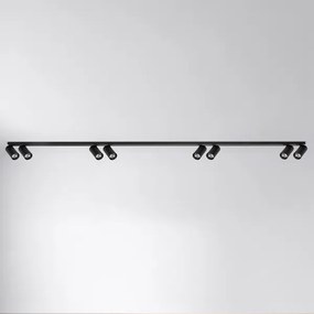 Brilagi - Bodové svítidlo SELE LONG 8xGU10/30W/230V černá