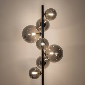 BRILAGI - LED Stojací lampa MILLA 7xG9/3W/230V černý chrom/kouřová