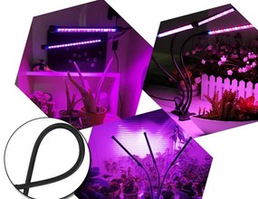 Verk 12279 LED Lampička pro pěstování rostlin 20 LED 2 panely 20 W